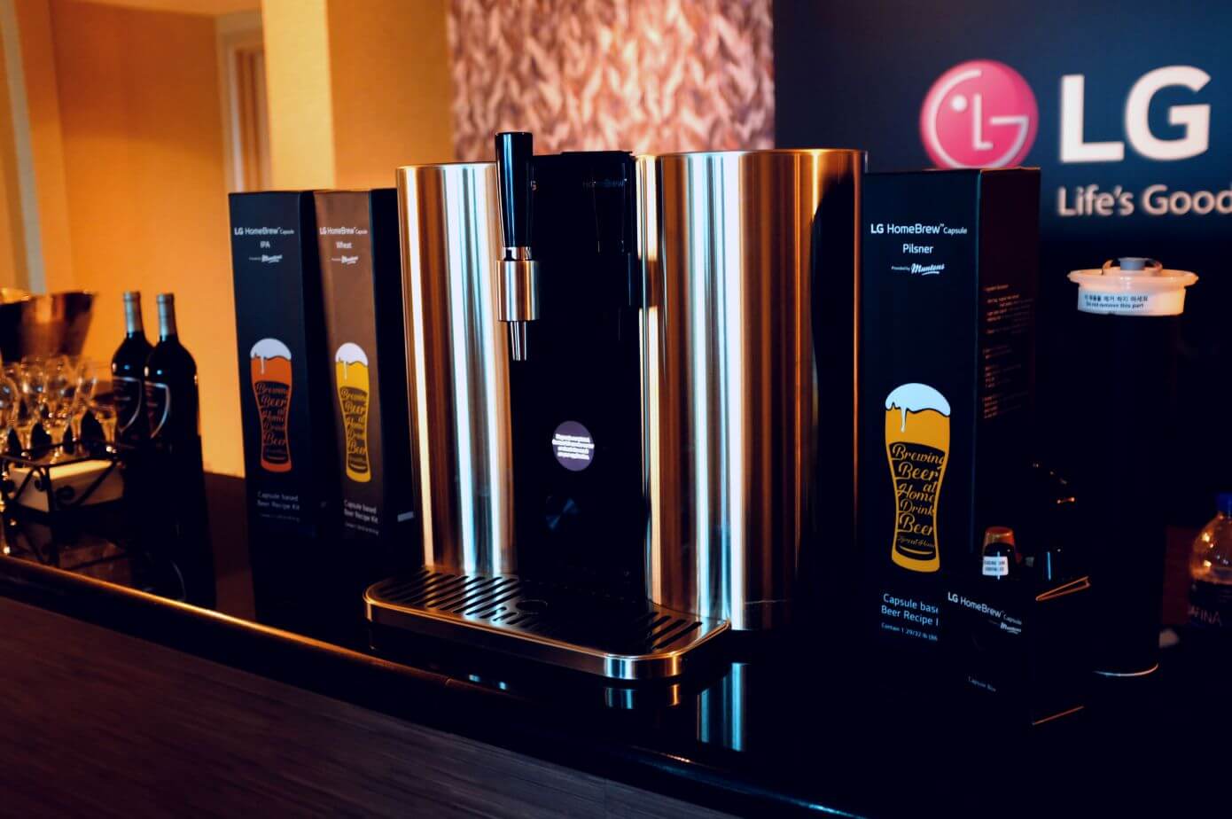 LG представила настольную капсульную пивоварню HomeBrew — Pivo.by